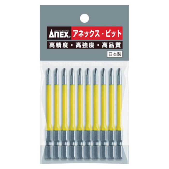 [仕様]：■刃先：[[+]]2■全長(mm)：150■塗装色：黄■シャンク径：6.35mm■先端：マグネット入り[材質／仕上]：■クロムモリブデンバナジウム鋼[原産国]：日本