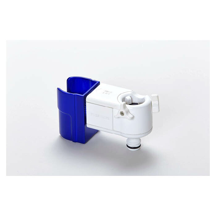 【特徴】■製造国：台湾■材質：ABS樹脂■工具不要、取付簡単! !■ノズルホルダーは360度回転、お好きな位置にノズルをセットできます■取付可能ホースサイズ：ホース外径（約）20mm以下■取付可能カップリングサイズ：外径（約）37mm以下■
