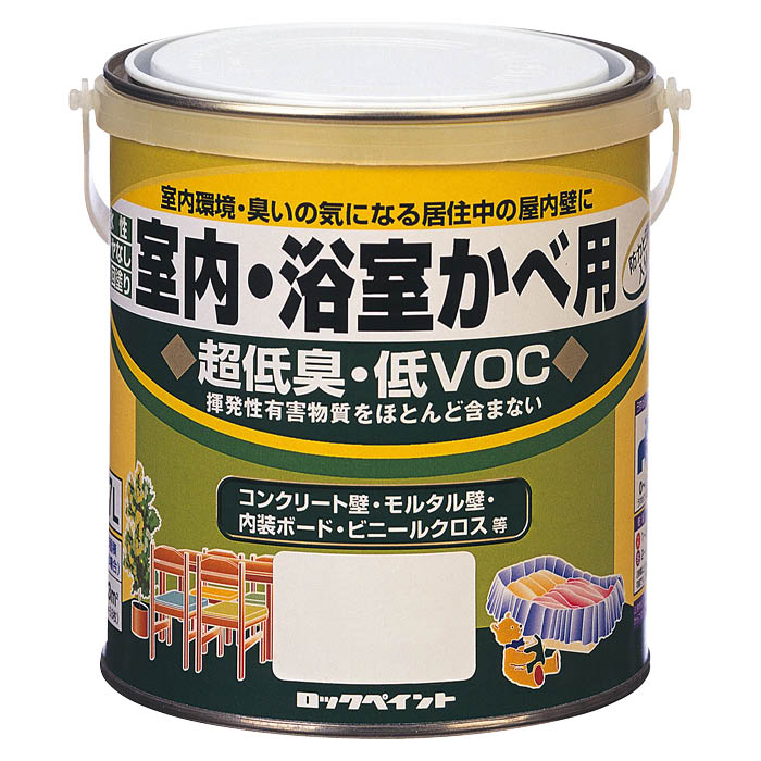 【特徴】塗り面積：約11~14平方メートル（畳枚数換算：約7~9枚）（1回塗り）希釈剤：水（0~5％）乾燥時間：夏期：約1~2時間 冬期：約4~6時間塗り重ね可能時間：2時間後以上（20度）用途：室内環境、臭いの気になる個所の壁、天井、コン...