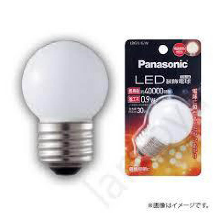 [仕様]：■サイズ：6.1×4.0cm■本体重量：0.02Kg■生産国：中国■定格電圧（周波数）：100V（50／60Hz共用）■定格消費電力：0.9W■定格寿命：40000時間（定格寿命は平均値であり、保証値ではありません。）■光色：電球...