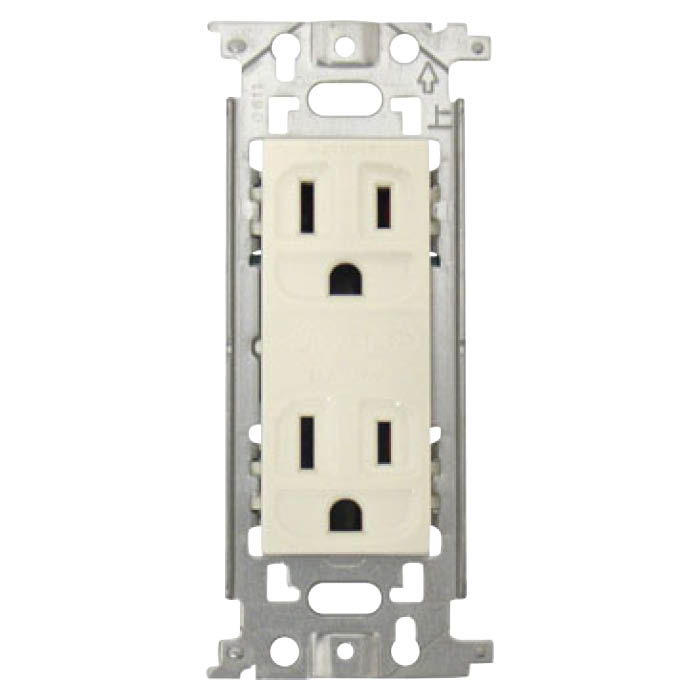 [特長]：■ねじなし端子付（電線差し込み式） ■フルカラー3コ用プレート適合[仕様]：■定格：15A 125V