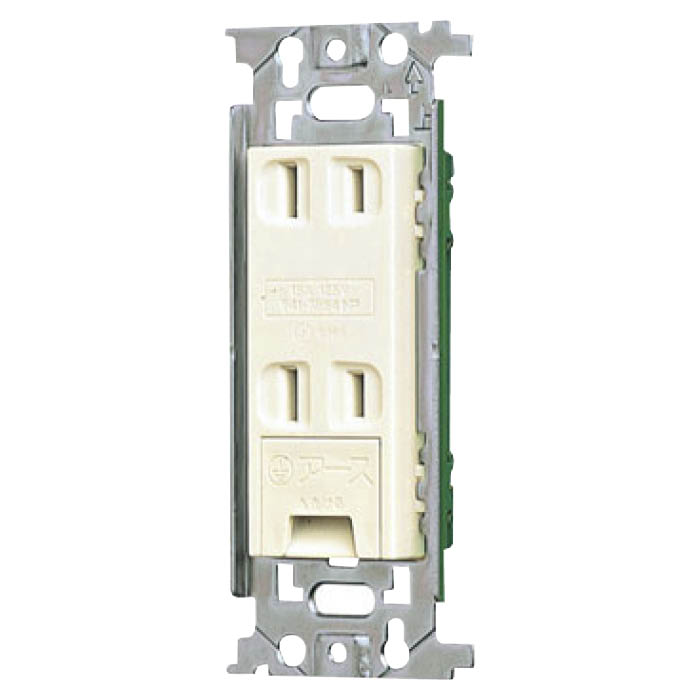 [仕様]：■フラット型■15A-125V■フルカラー3個用プレート適合■適合キャップ：WH4415・WH4015など