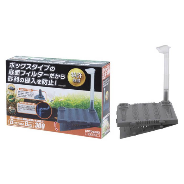 [仕様]：■適合水槽の目安 25cm以上■別売のエアポンプが必要[特長]：■水槽のメンテナンスなどの際に起こる底面内部への砂利の侵入を防止します。■用途に応じて高さを変えられるエアリフトパイプ■水槽サイズに合わせて縦横、何枚でもジョイントで...