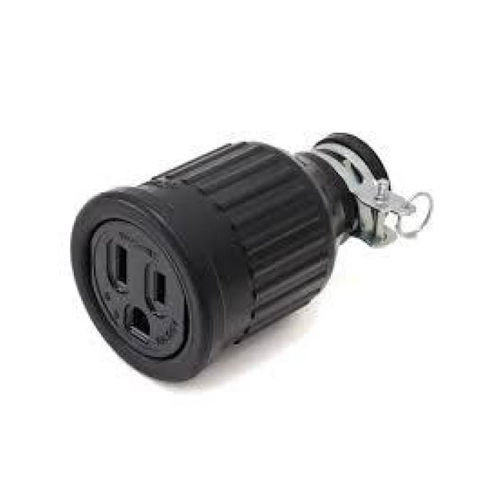 [仕様]：■接地15A防水ゴムコードコネクタボディー（125V）