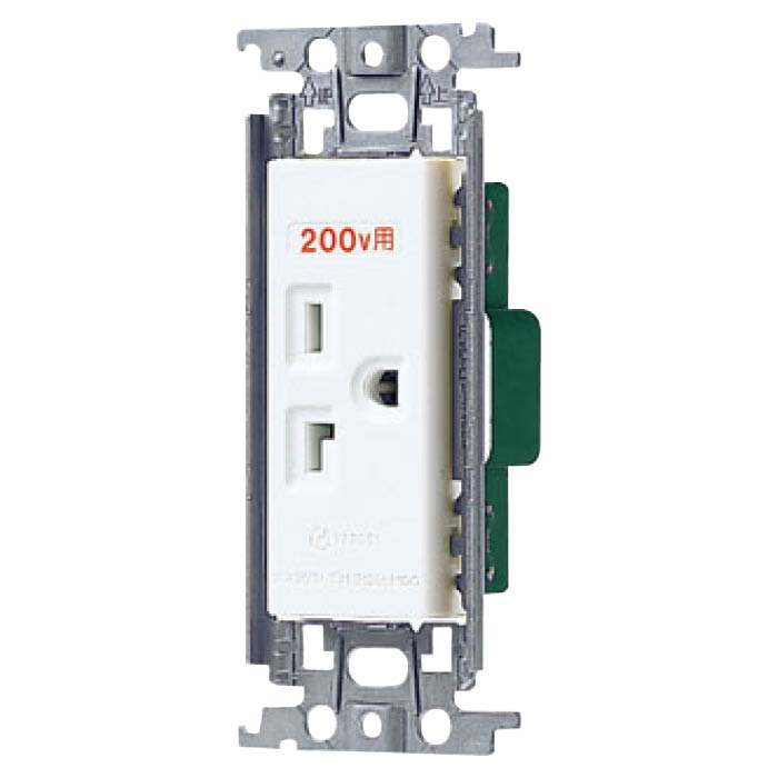 [仕様]：■ホワイト色■金属枠付■20A-250V AC■送り端子なし