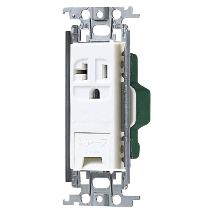 [仕様]：■ホワイト色■20A-125V AC■金属枠付■送り端子なし