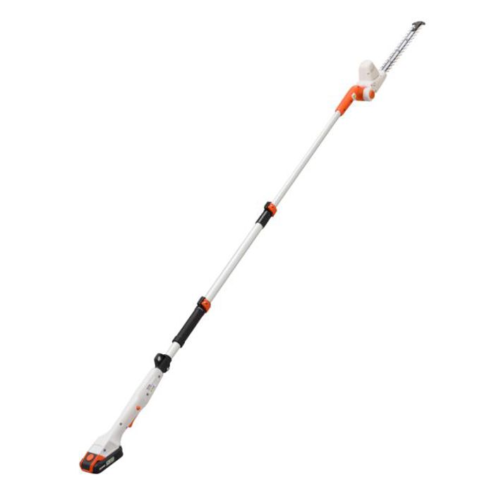[仕様]：■電圧18V■バッテリー容量2.0Ah■充電時間 約60分■運転時間 約50分■刈り込み幅 300mm■ストローク数 1,200min-1■ヘッド角度 0ー120°（9段階）■重量 2.3kg