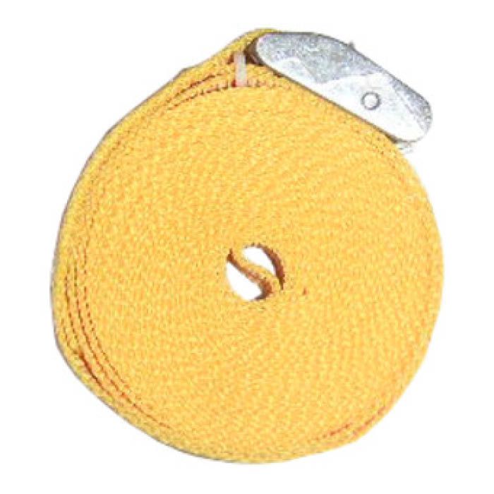 [特長]■積み荷・商品の色分けに便利な落下・荷崩れ防止結束プロ用カラーベルトです■強度のある高品質カムバックルを採用[仕様]■サイズ（約）：幅25mm×厚さ1.6mm×長さ4.8m■材質：ポリプロピレン■破断荷重（約）：300kg■カラー：黄