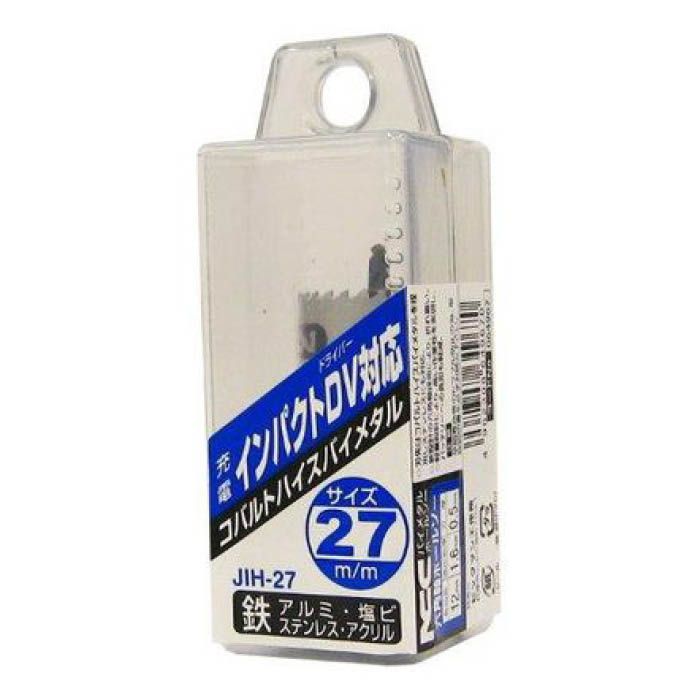 【仕様】・刃先：コバルトハイスバイメタル・充電DV、インパクト対応・適応板厚：1.6ミリ【用途】・鉄、アルミ、塩ビ、ステンレス、アクリル・一体型 ・センタードリル交換不可