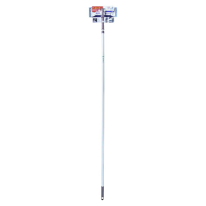 [仕様]：■サイズ 幅290×奥行86×高さ1,990mm■素材・材質 ヘッド：ポリプロピレン・ABS樹脂・ポリアセタール パッド：EVA樹脂柄 アルミクロス：ポリエステル・ナイロン■原産国 中国[商品説明]：■高所の窓・窓枠・壁・梁・棚の...