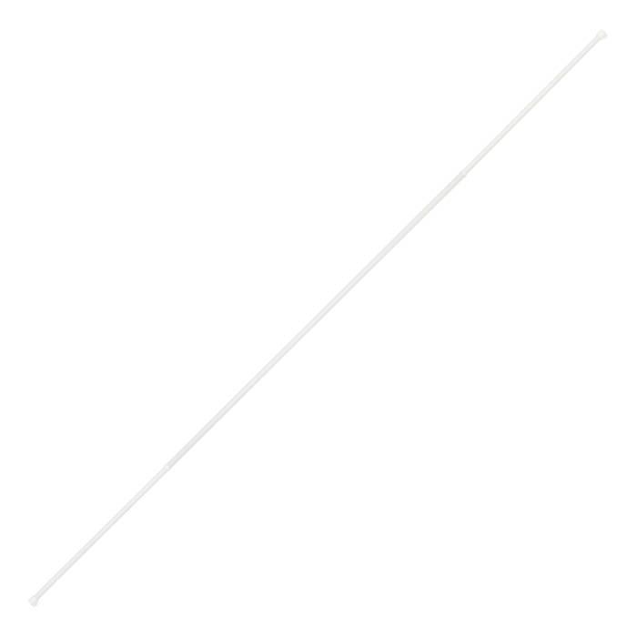 [仕様]：■本体、スチール粉体塗装パイプ　■樹脂部、ポリプロピレン　ABS樹脂■パイプ径、22.2mm、19.1mm■先端キャップを外した先頭径、21.5mm[特長]：■室内干しに最適なサイズです。■先端形状がD型だから転がりにくい設計。■...