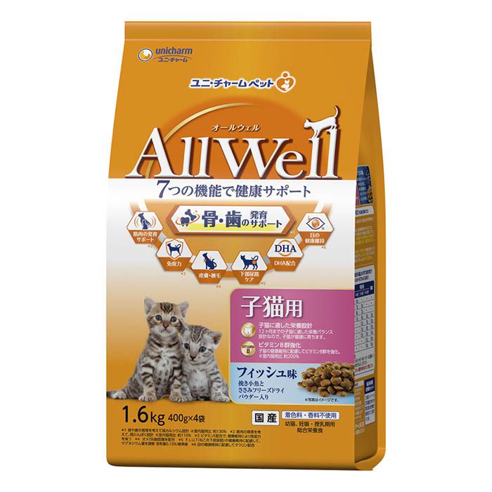 [原材料]：穀類（トウモロコシ、コーングルテンミール、パン粉）、肉類（チキンミール、ポークミール、ビーフミール、チキンエキス、乾燥鶏肉加工品粉末）、魚介類（フィッシュミール、フィッシュエキス、煮干パウダー、かつお節、まぐろミール、かつおミー...