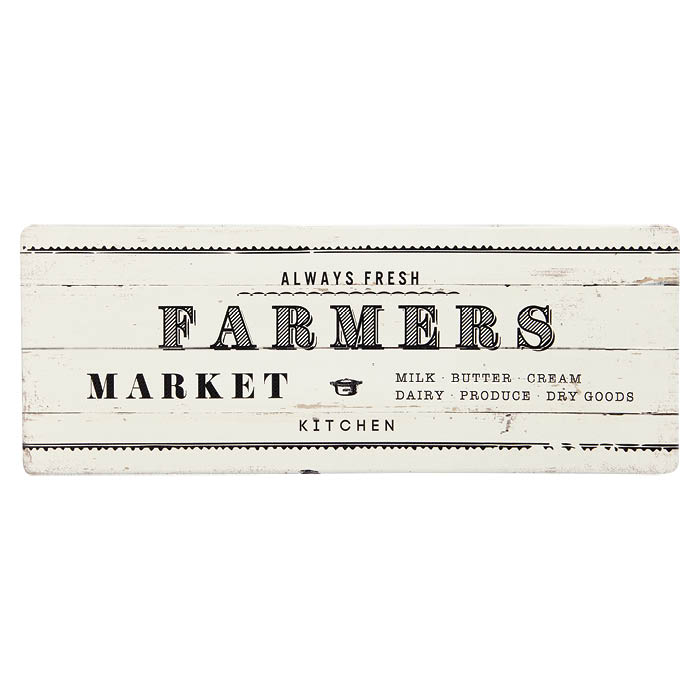 [特長]:■お手入れ簡単で、踏み心地のよいデザイン性の高いキッチンマット。■キッチンと関連性を持たせやすい「ファーマーズマーケット」の看板をモチーフにしたデザイン。雑貨でも人気の柄を採用。■表面は水や油汚れもサッと拭き取れますので、お手入れ...