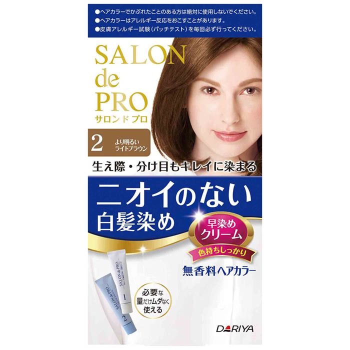 [仕様]：■ニオイのない無香料の白髪用ヘアカラー。コネクター成分配合で髪の生え際や分け目がキレイに染まります。必要な量だけムダなく使えるクリームタイプ。[用途]：■毛染め