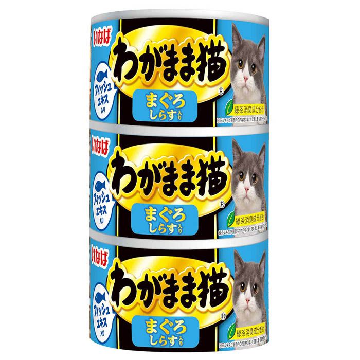 [原材料]：かつお、まぐろ、フィッシュエキス、しらす、増粘多糖類、ビタミンE、緑茶エキス[栄養成分表示]：たんぱく質9.0%以上　脂質0.4%以上　粗繊維0.1%以下　灰分2.0%以下　水分88.5%以下[保存方法]：直射日光を避け、常温で保存