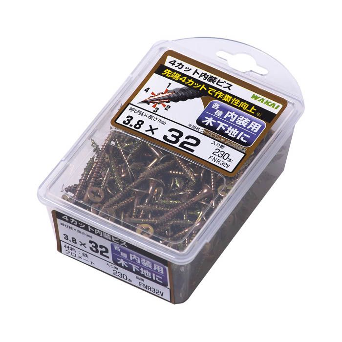 材質：鉄（クロメート）1パック入り数：約230本