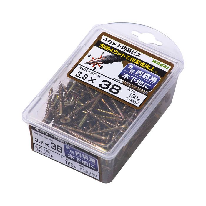 材質：鉄（クロメート）1パック入り数：約180本
