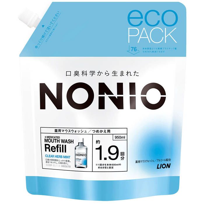 [特徴]：■口臭科学から生まれた「NONIOマウスウォッシュ」は、独自の長時間殺菌システムで、気になる口臭を長時間予防。[原産国]：■日本[注意事項]：■内服液ではありません。■口中に異常があるときは使用しない。■発疹などの異常が現れたとき...