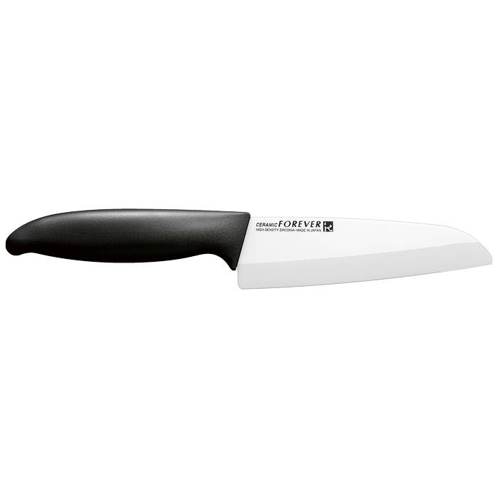 [仕様]：■刃身：ジルコニアセラミック■ハンドル：耐熱ポリプロピレン■食洗機対応■日本製[用途]：■野菜、肉などの幅広い調理に[特長]：■やわらかいトマトなども気持ちよく切れるセラミックならではのシャープな切れ味■サビによる切れ味の劣化がな...