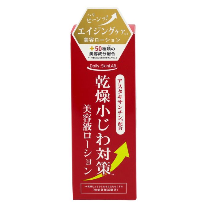 [特長]：■しっとり潤うとろみのある高保湿タイプの化粧水■乾燥小じわ対策シートマスクの美容液を化粧水にしました■50種類の美容成分プラス■アスタキサンチン配合■乾燥による小じわを目立たなくする■無香料・無着色[容量]：■100ml