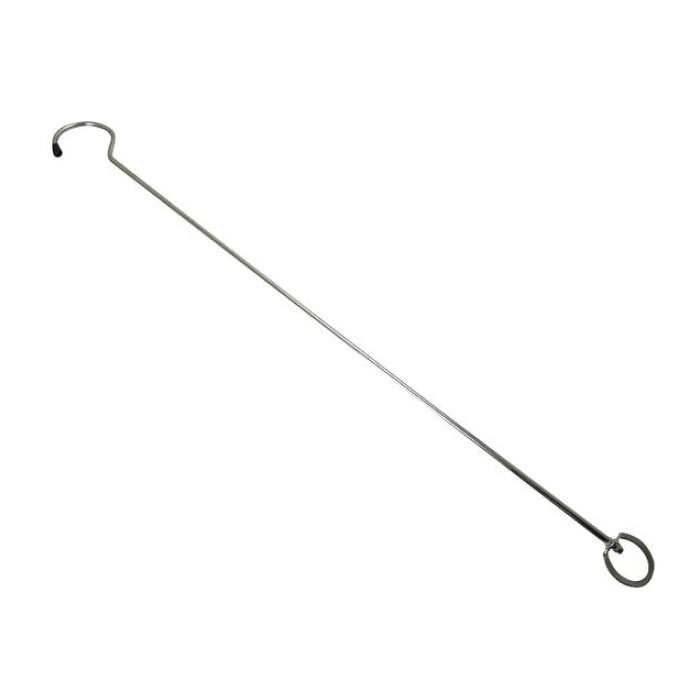 ■フックを自由に回せるようにしました。■ステンレス製■線径：4．0mm■内径：40mm■長さ：500mm