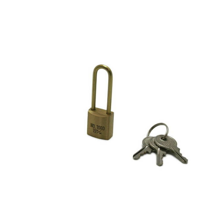 ■シリンダー錠タイプの南京錠です。■サイズ：15mm。