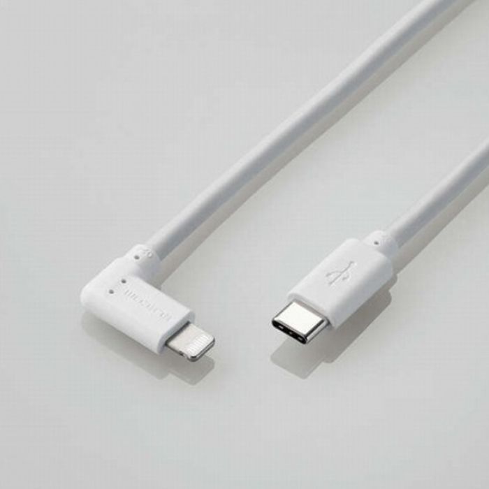 [特長]■L字コネクタを採用し、飛び出しが少ないスッキリした配線が可能なLightningケーブルです。■USB Power Deliveryに対応し、最大60W（20V/3A）の大電流を送電可能です。■MFi認証取得済商品です。安心してご...