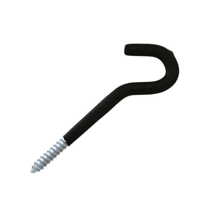 ■木材壁にがっちり取付けできる、シンプルな金属フックです。■サイズ：8×80mm。■