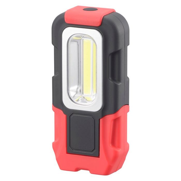 【 特 長 】：■ 照射角度は約70°■ 連続点灯は約5時間■ COB LED使用【 仕 様 】：■ 使用電源：単4形乾電池×3本■ 使用光源：LED×1灯（交換不可）／昼光色■ 全光束：約130ルーメン■ 照度：約70ルクス（100cm）...