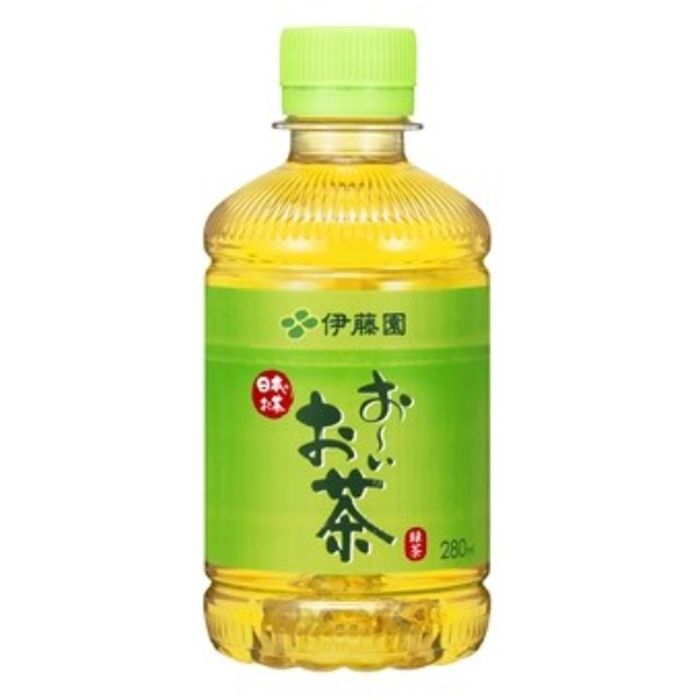 [特長]：■国産茶葉を100％使用した、香り高く、まろやかで味わい深い緑茶飲料です[内容量]：■280ml×24本[原材料]：■緑茶（日本）／ビタミンC[栄養成分表示]：■エネルギー：0kcal■タンパク質：0g■脂質：0g■炭水化物：0g...