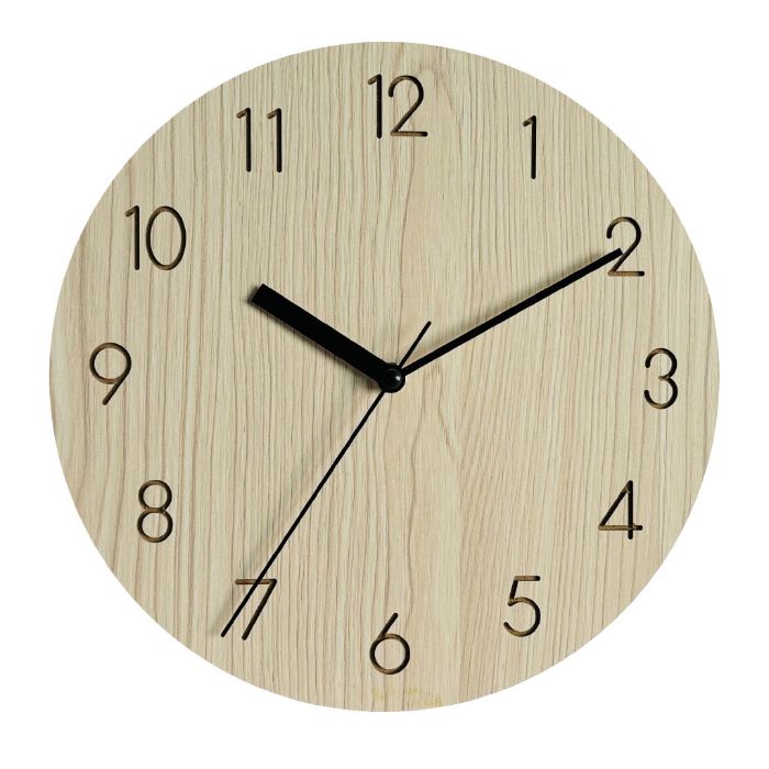 〔仕様〕■サイズ：（約）直径25cm ■使用電池：単3×1本（※別売り※充電式電池使用不可）■秒針：連続秒針■精度：±30秒以内／月■使用温度範囲：0ー40℃■室内専用商品（防水機能なし）■保証期間：1年 ■原産国：中国