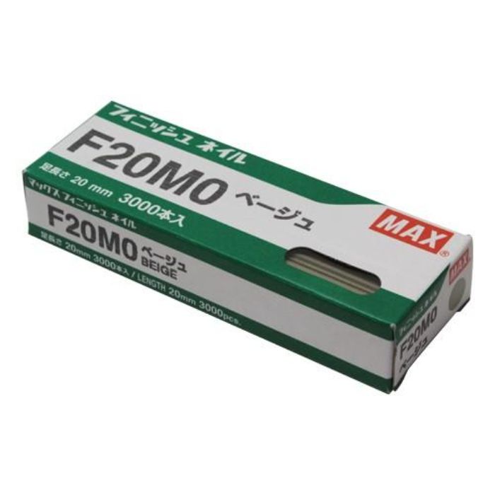 [仕様]：■材質：鉄■色：ベージュ■全長：20mm■胴部径：1.05mm■頭部径：1.9×1.26mm■連結方法：接着剤■入数：3000本[用途]：■フィニッシュネイル用仕上釘[特長]：■頭径の小さい仕上げ用途に使用される釘■色のバリエーシ...