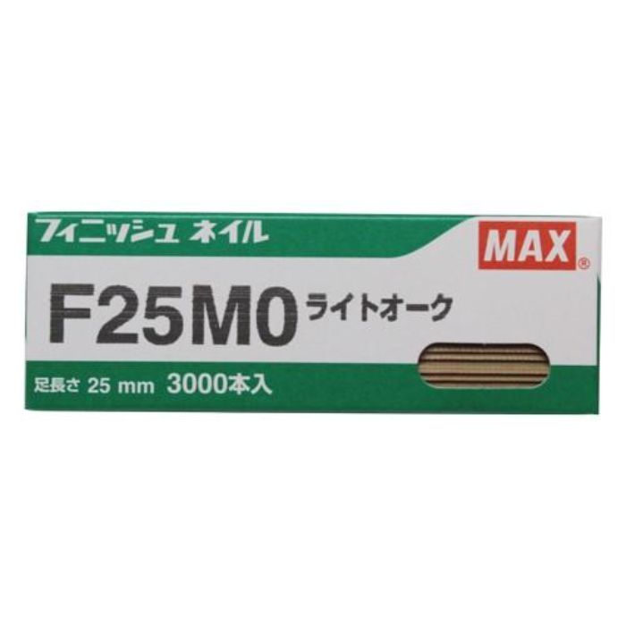 [仕様]：■材質：鉄■色：ライトオーク■全長：25mm■胴部径：1.05mm■頭部径：1.9×1.26mm■連結方法：接着剤■入数：3000本[用途]：■フィニッシュネイル用仕上釘[特長]：■頭径の小さい仕上げ用途に使用される釘■色のバリエ...