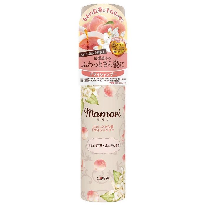 [仕様]：■桃由来のうるおい・保護成分+保水成分を配合。■香り高い桃の紅茶とさわやかなネロリの香りで気になるニオイを抑えます。■髪や頭皮のべたつきをさらさらに、清潔感のある仕上がりです[用途]：■頭皮全体にパウダーがいきわたるように指で揉み...