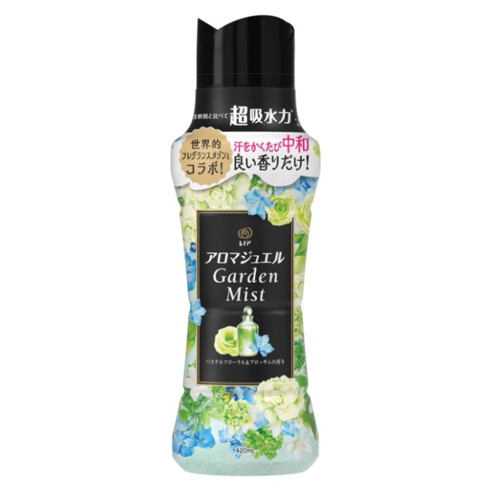 [特長]：■汗さらっと吸収（※）■柔軟剤と比べて汗を超吸水（※）＆強い香りでごまかすことなくニオイを中和!本当に良い香りだけ楽しめます。■柔軟剤と比べて香り長続き■調香師が愛した庭園の香りを再現 ■パステルフローラル＆ブロッサムの香り：ブロ...