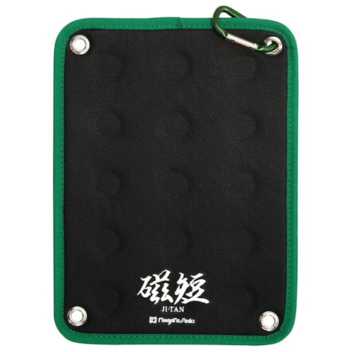 [仕様・規格]吸着力（N）：147幅（mm）：130長さ（mm）：215厚さ（mm）：6本体サイズ（mm）：290×215磁束密度（mT）：2850カラー：ブラック/グリーン材質本体：PVCカラビナ：アルミ磁石：ネオジム磁石質量・質量単位　...