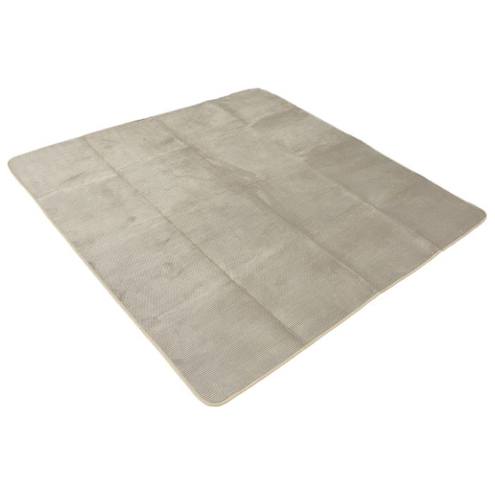 [仕様]：■サイズ：約180×180cm■表地：ポリエステル100％、裏地：ポリエステル100％（不織布）、詰物：ウレタンフォーム[特長]：■やわらかな肌触りの生地を使用■床暖房対応