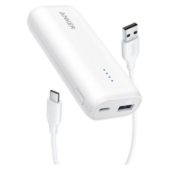 【製品仕様】サイズ約96 x 45 x 23mm重さ約127g入力USB-C 入力：5V=2.4A出力USB-C 出力：5V=2.4A | USB-A 出力：5V=2.4A合計最大出力12Wバッテリー容量5200mAh対応機種スマートフォン...