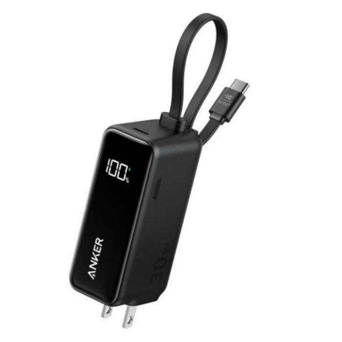 【製品仕様】サイズ約83 × 50 × 31mm （プラグ部を除く）重さ約200g入力AC入力：100V-240V ー 50-60Hz 1.5AUSB-C入力 / USB-C 内蔵ケーブル入力：5V = 2.1A※パープル：USB-C入力 ...