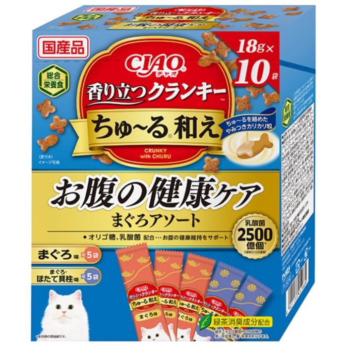 [原材料]：■穀類[とうもろこし、小麦粉、コーングルテンミール、ふすま等]、肉類[チキンミール、ポークミール、チキンレバーパウダー等]、動物性油脂、豆類[脱脂大豆]、酵母エキス、セルロース、魚介類[まぐろ節パウダー、まぐろ、ほたてエキス、ほ...