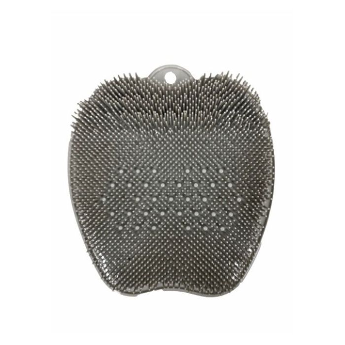 【仕様】■サイズ：（約）27×30cm■材質：ポリ塩化ビニル■原産国：中国【商品説明】■中央部は太く先が丸いブラシで、足裏を程よく刺激■ソープで泡立てながらゴシゴシするのが病みつきに!■大きな足でも洗いやすいワイドタイプ