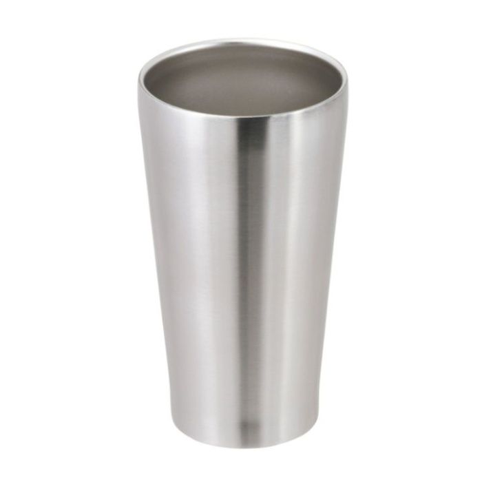 [仕様]：■満水容量：（約）350ml■サイズ：（約）外径7.5×高さ13.5cm ■素材・材質：ステンレス鋼■原産国：中国製[商品説明]：■結露しにくくコースターも必要ありません。■冷・温対応■熱い飲みものを入れても、外側は熱くならないの...