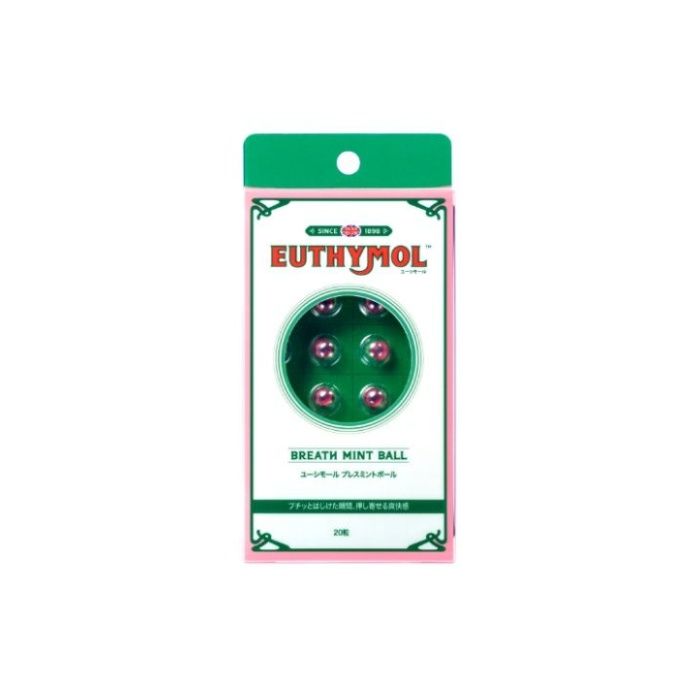 [特長]：■「EUTHYMOL（ユーシモール）」は口腔ケアブランドとして長く愛されてきたオーラルケアブランド。■食事後、会話の前などの口臭が気になる時やドライブ中のリフレッシュなどに最適。