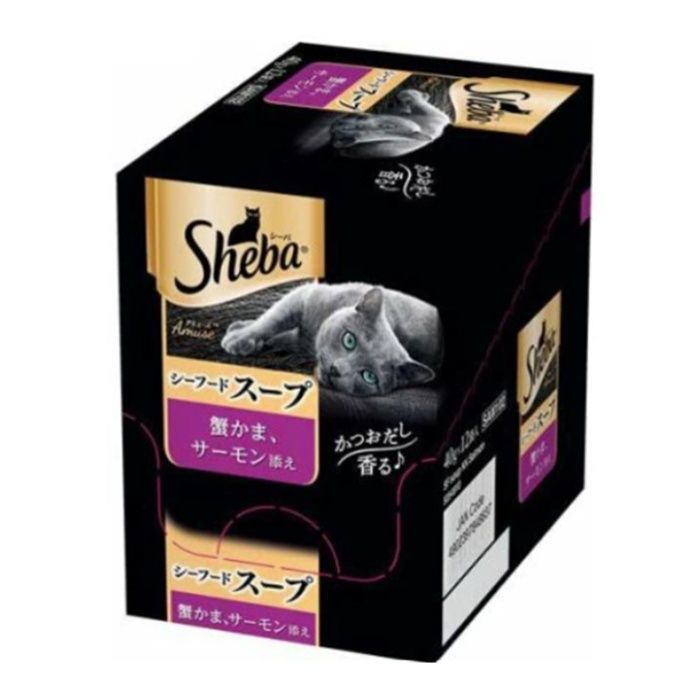 [特徴]：■かつおだし香る　絶品スープ[原材料]：■魚類（かつお、サーモン、かつお節粉等）、蟹かま、野菜類（にんじん等）、増粘安定剤（加工でん粉、増粘多糖類）、調味料（アミノ酸等）、パプリカ色素、リコピン色素[栄養成分表示]：■タンパク質：...