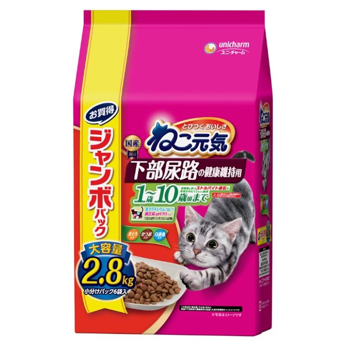 [特徴]：■若齢猫に多いストルバイト尿石が、形成されにくいように配慮。■適正な尿pHコントロール：アミノ酸とミネラルのバランスを調整した栄養設計で、尿のpHを弱酸性（設計値pH6.0-6.4）になるようにコントロール[原材料]：■穀類（トウ...
