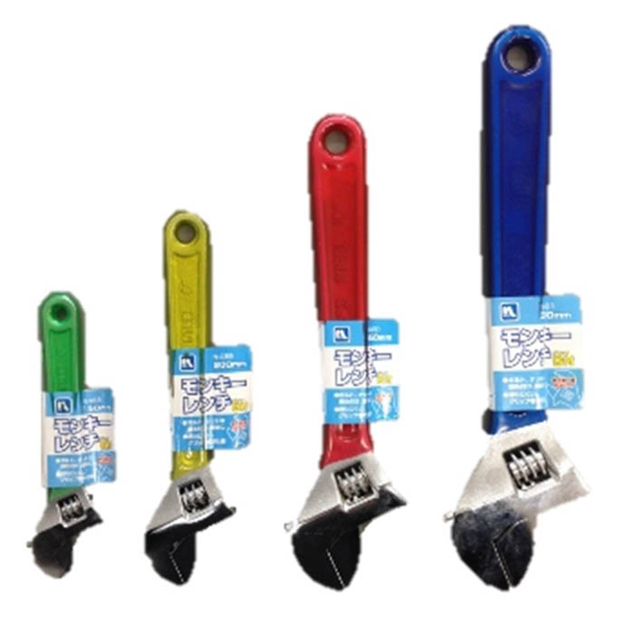 [仕様]：■最大開口幅:約19mm■用途:ボルト、ナットの締め付け、緩めに■材質:本体(カーボンスチール)、グリップ(PVC)■製造国:中国[注意]：※ボルトなどをレンチの口の奥まで入れ、しっかりとくわえて作業を行ってください。※パイプなど...