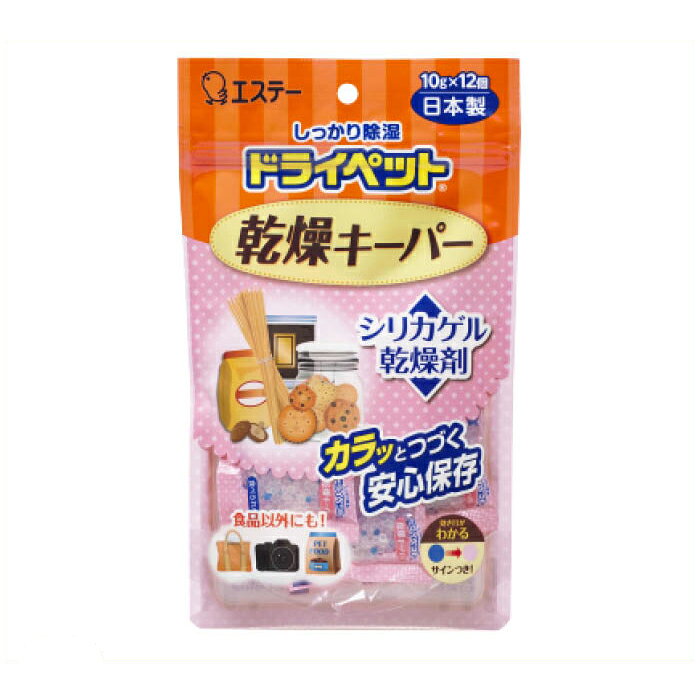 [特長]：■湿気が気になるものと保存容器に入れるだけで、乾燥状態をキープします。■効き目がわかるサインつきなので、お取り替え時期がひと目でわかります。■安全性の高いシリカゲルタイプなので、食品まわりにも安心してお使いいただけます。[使用期間...