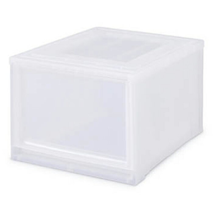 [特長]：■クローゼット収納にぴったりのボックスチェストです。■衣類収納に最適です。■前倒れ防止構造となっており、積み重ねても使用できます。[仕様]：■重量（約）：2.04kg■内容量（約）：37.4L■積み重ね可能数：3段まで[材質]：■...