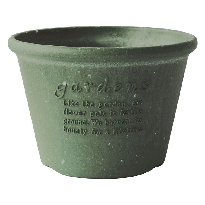 [特長]：■2、3種類の小さな寄せ植えが楽しめる浅型タイプ。■ポットと植物のカラーを合わせれば、お互いをグッと引き立てるシックなコーディネートに。■天然素材(木粉)を融合した原料を用いることでより自然に近い風合いで表現することができ、資源の...