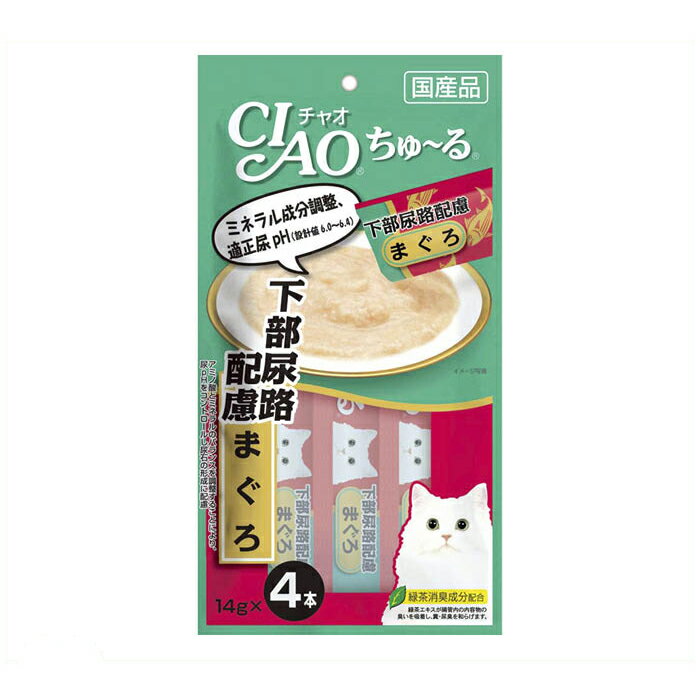 今までにない!液状のおやつ[特長]:■猫ちゃん大好き、液状のおやつです■ちゅ～っと出して、なめるだけで簡単に栄養補給[原材料]:■まぐろ、鶏脂、まぐろエキス、DHA・EPA含有精製魚油、オリゴ糖、タンパク加水分解物、増粘剤(加工でん粉)、増...